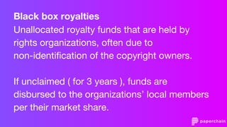 Understanding the Music Industry's Black Box Royalties — RightsTech Presentation | PDF ...