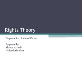 Rights Theory | PPTX