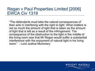 A Brief Introduction to Rights to Light | PPT | Law
