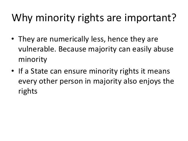Minority Meaning