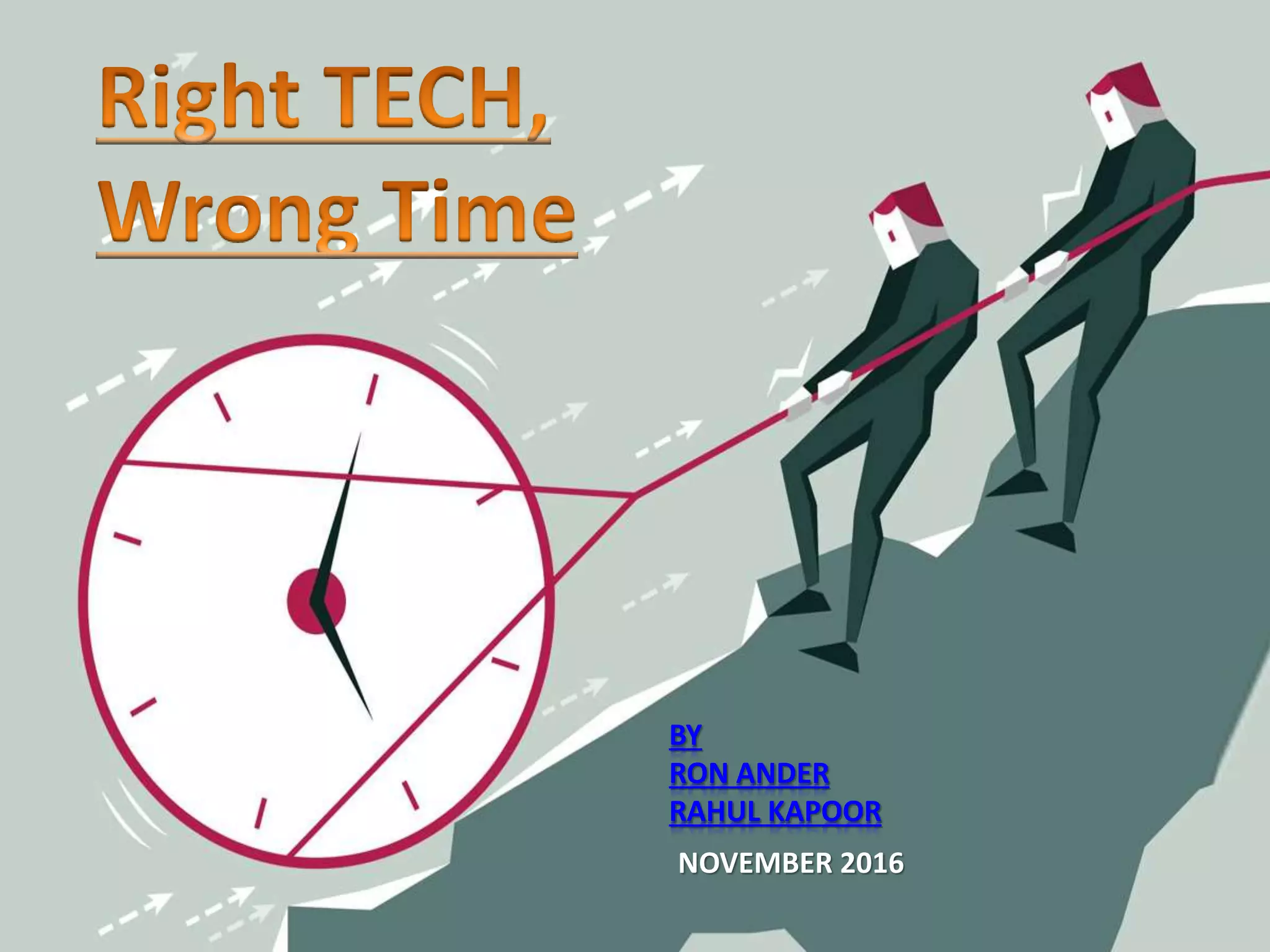 Right tech, wrong time | PPTX