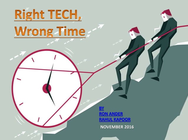 Right tech, wrong time | PPTX | Business | Business and Finance