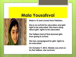 Right to be educated | PPTX