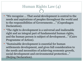 Right to development | PPT