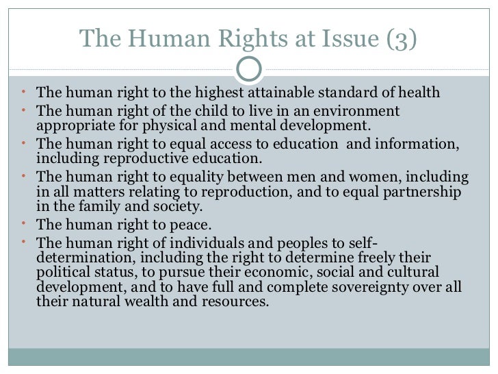 Right To Development