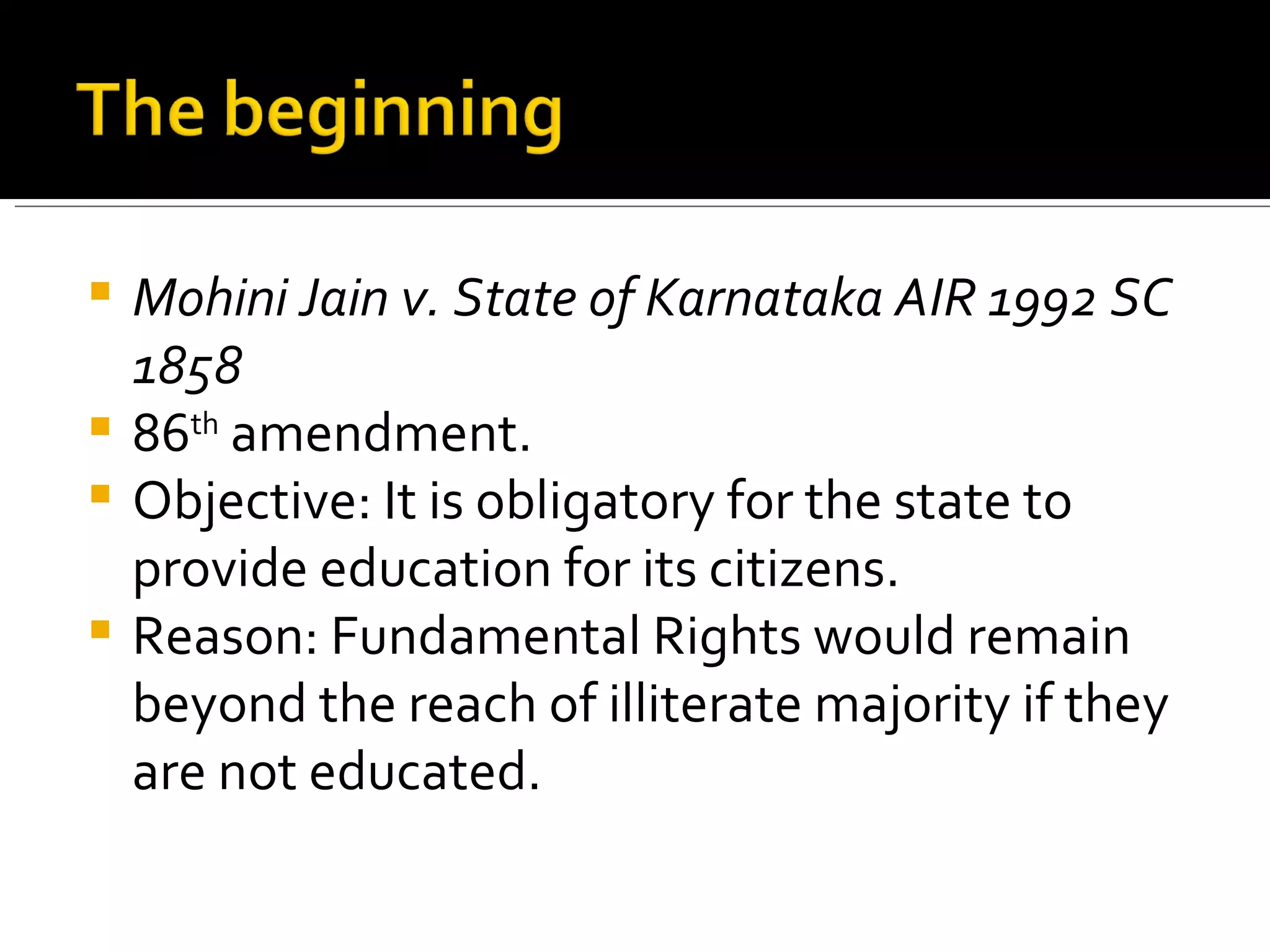 Right To Education | PPT