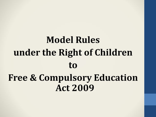 Right to education | PPTX