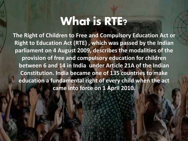 Right to education | PPTX