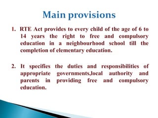 Right to Education | PPTX