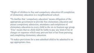 Right to Education Act (RTE Act).pptx
