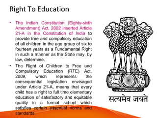 Right to education | PPT