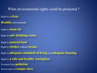Right to environment | PPTX