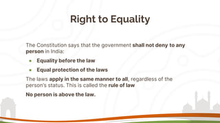 Right to Equality - Lecture PPT | PPTX