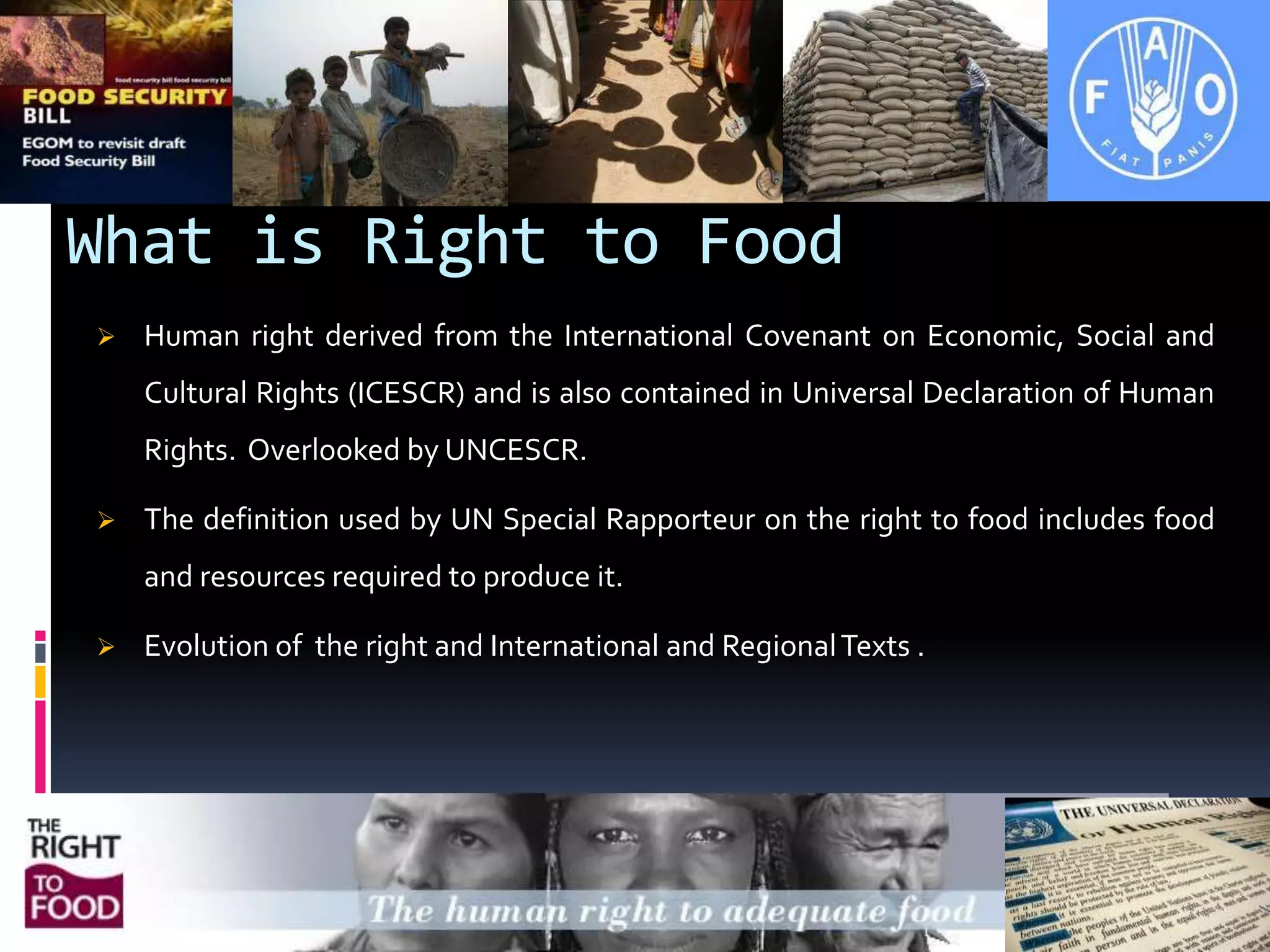 Right to food ppt | PPTX