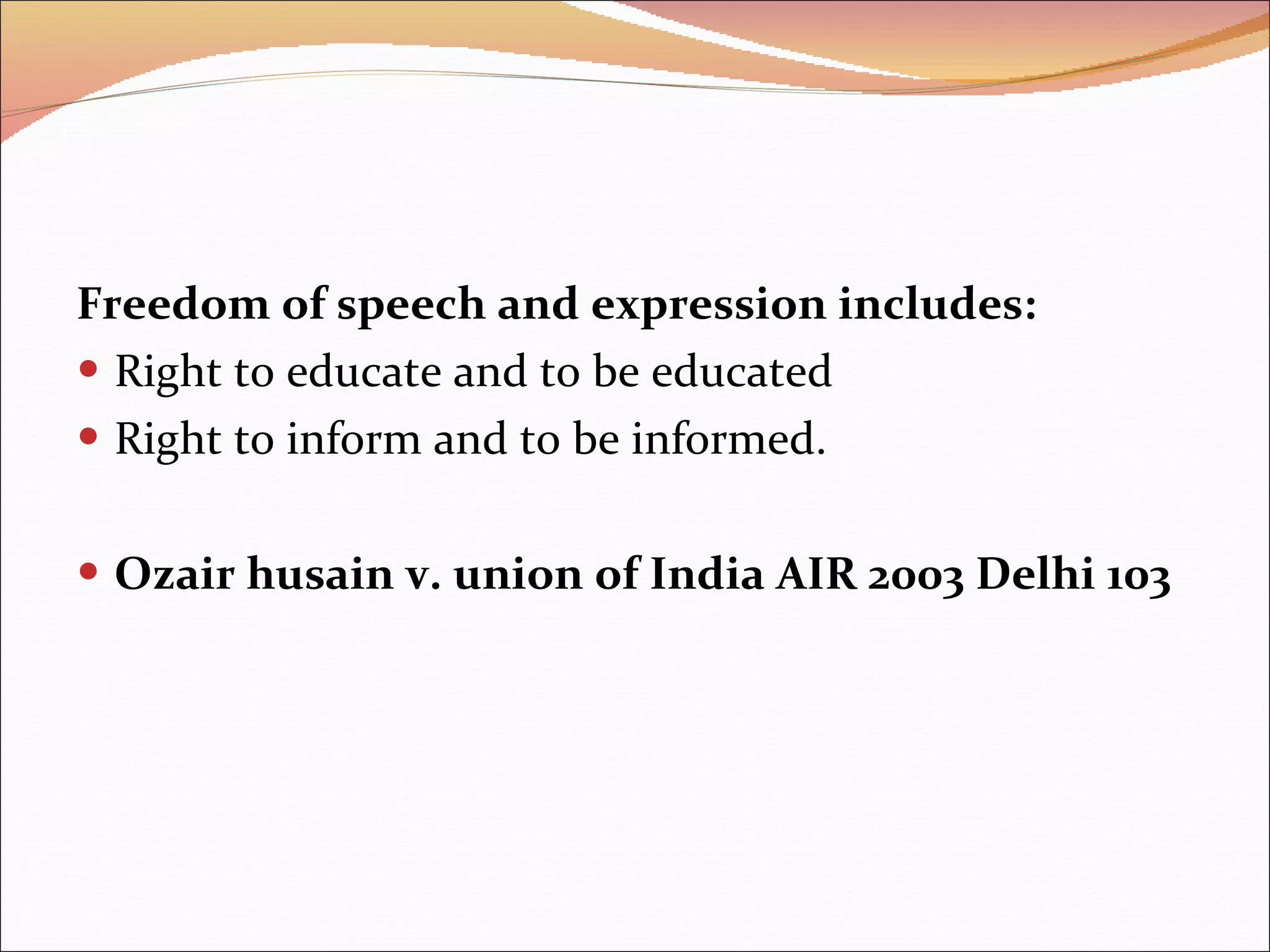 Right to freedom | PPT