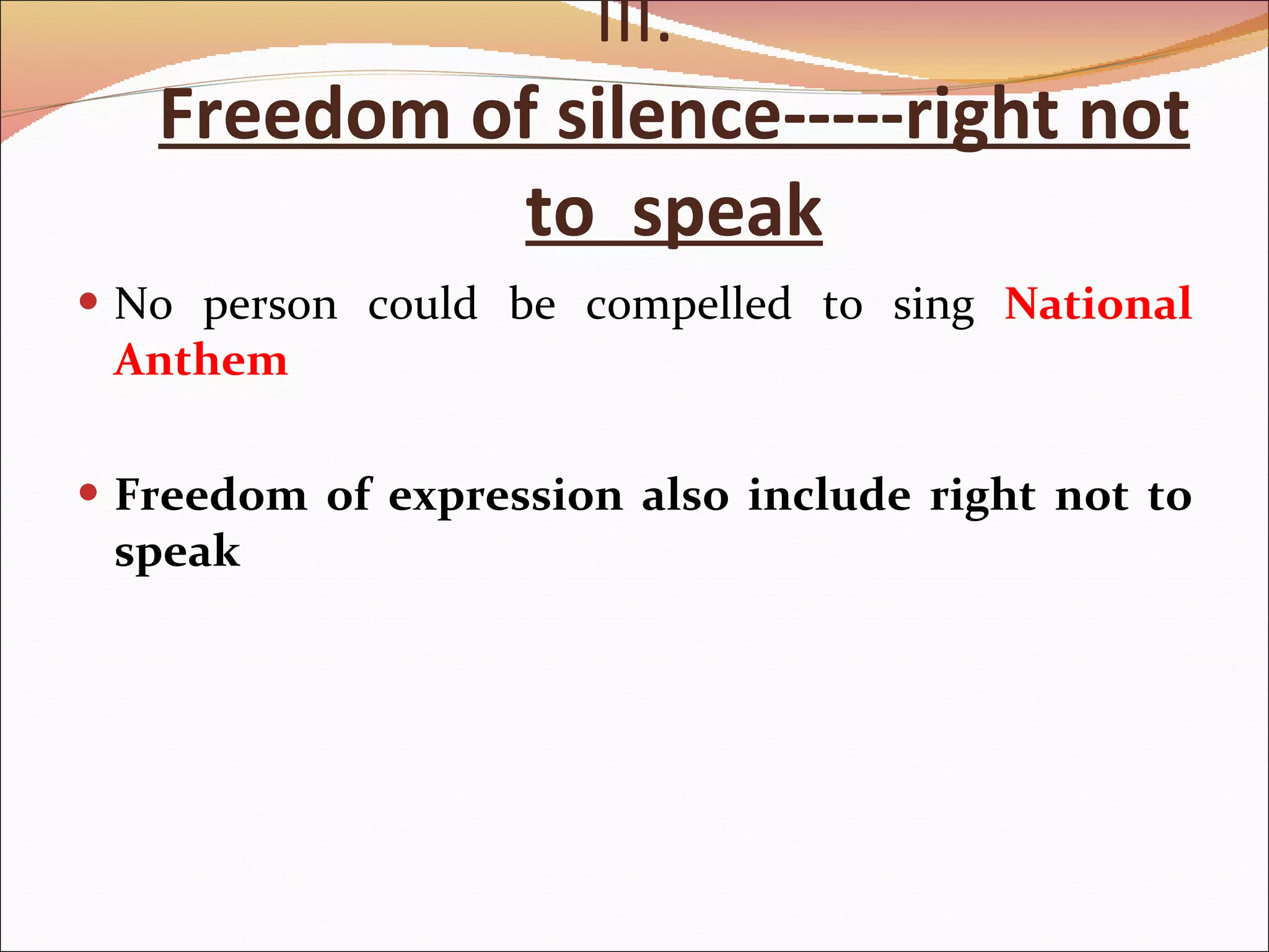 Right to freedom | PPT