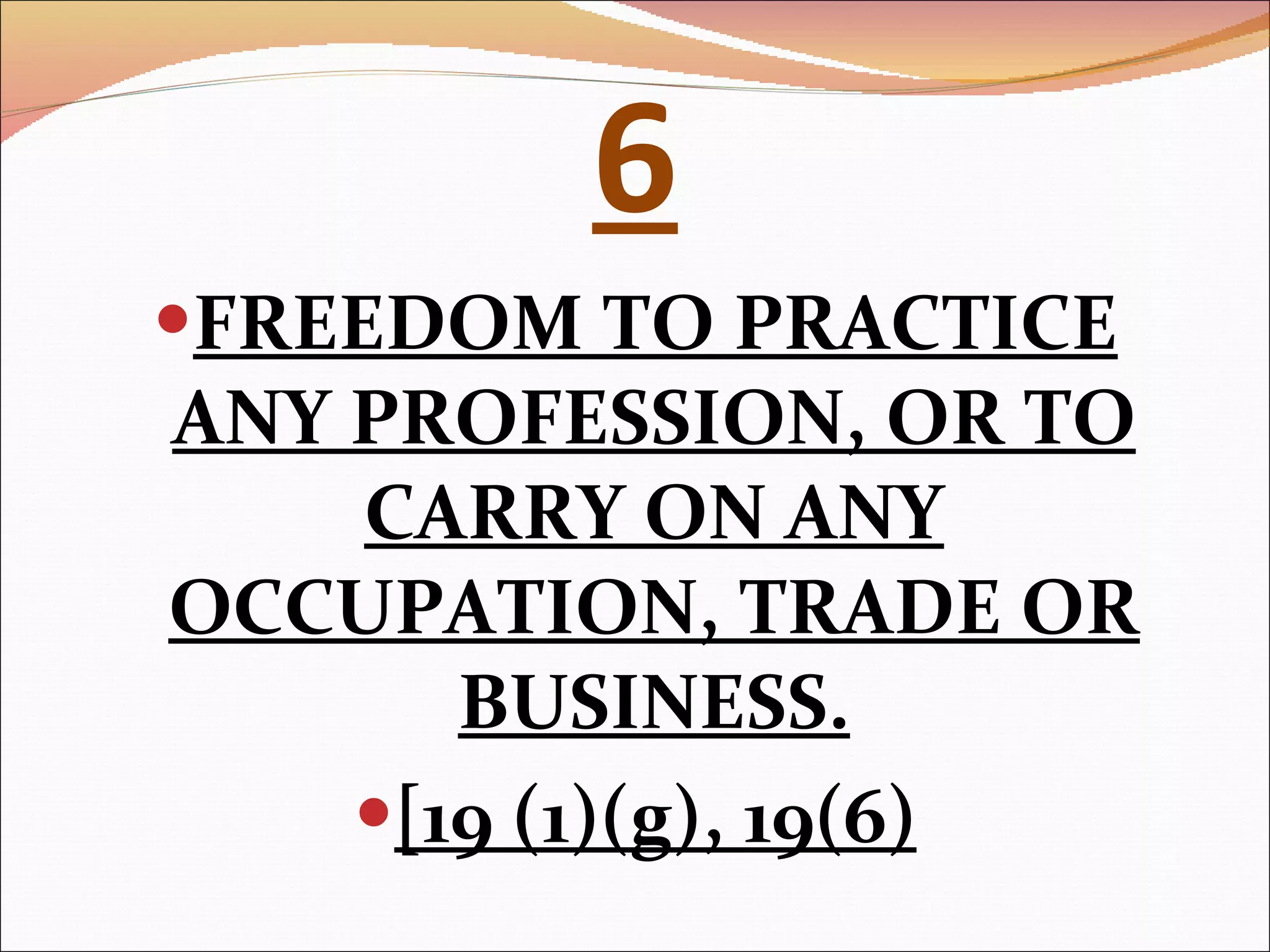 Right to freedom | PPT