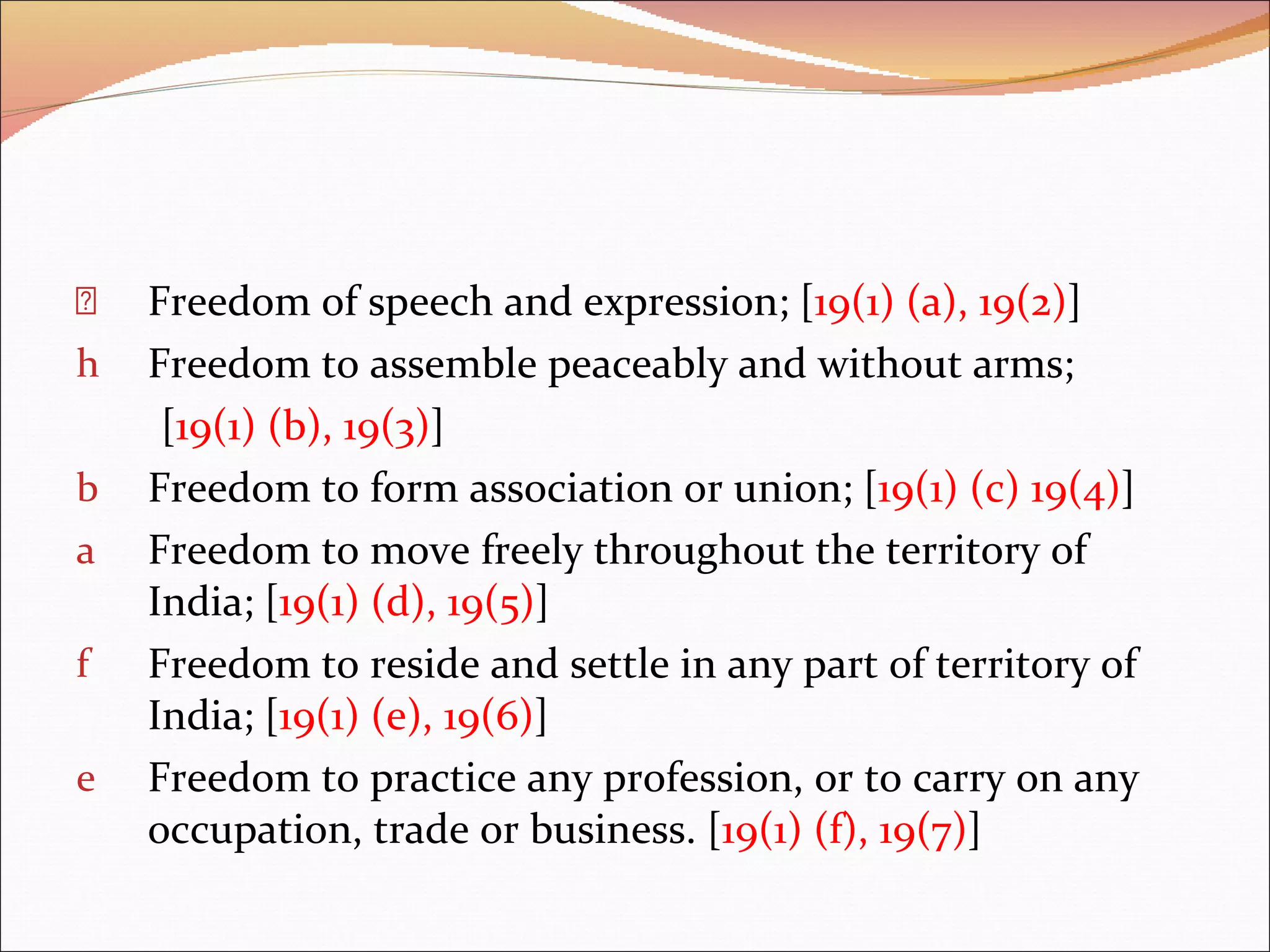 Right to freedom | PPT