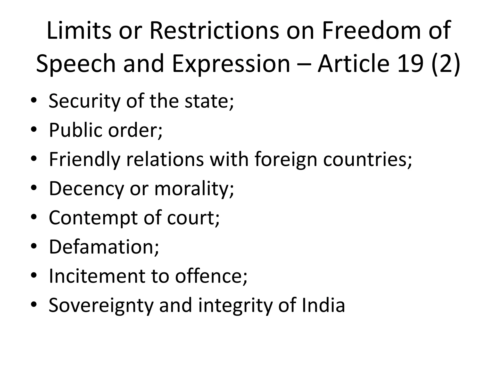 Right to freedom | PPTX