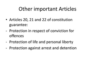 Right to freedom | PPTX