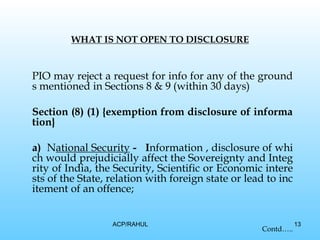 Right to information Act-2005 | PDF