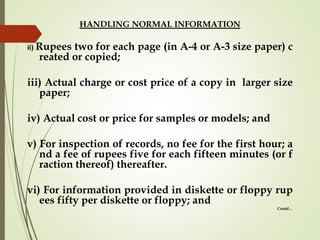 Right to Information Act | PPT