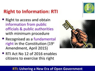 Right to Information (RTI) - South Asian Regional Experiences - by ...