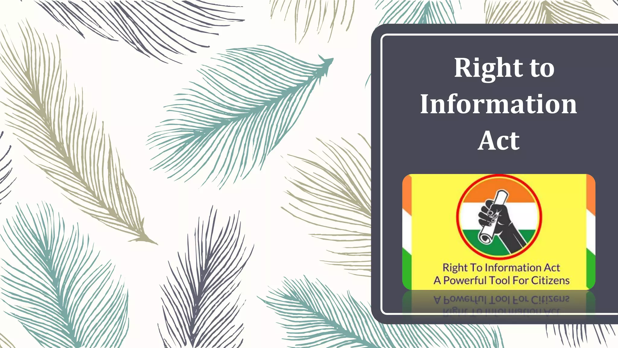 Right to information act | PDF