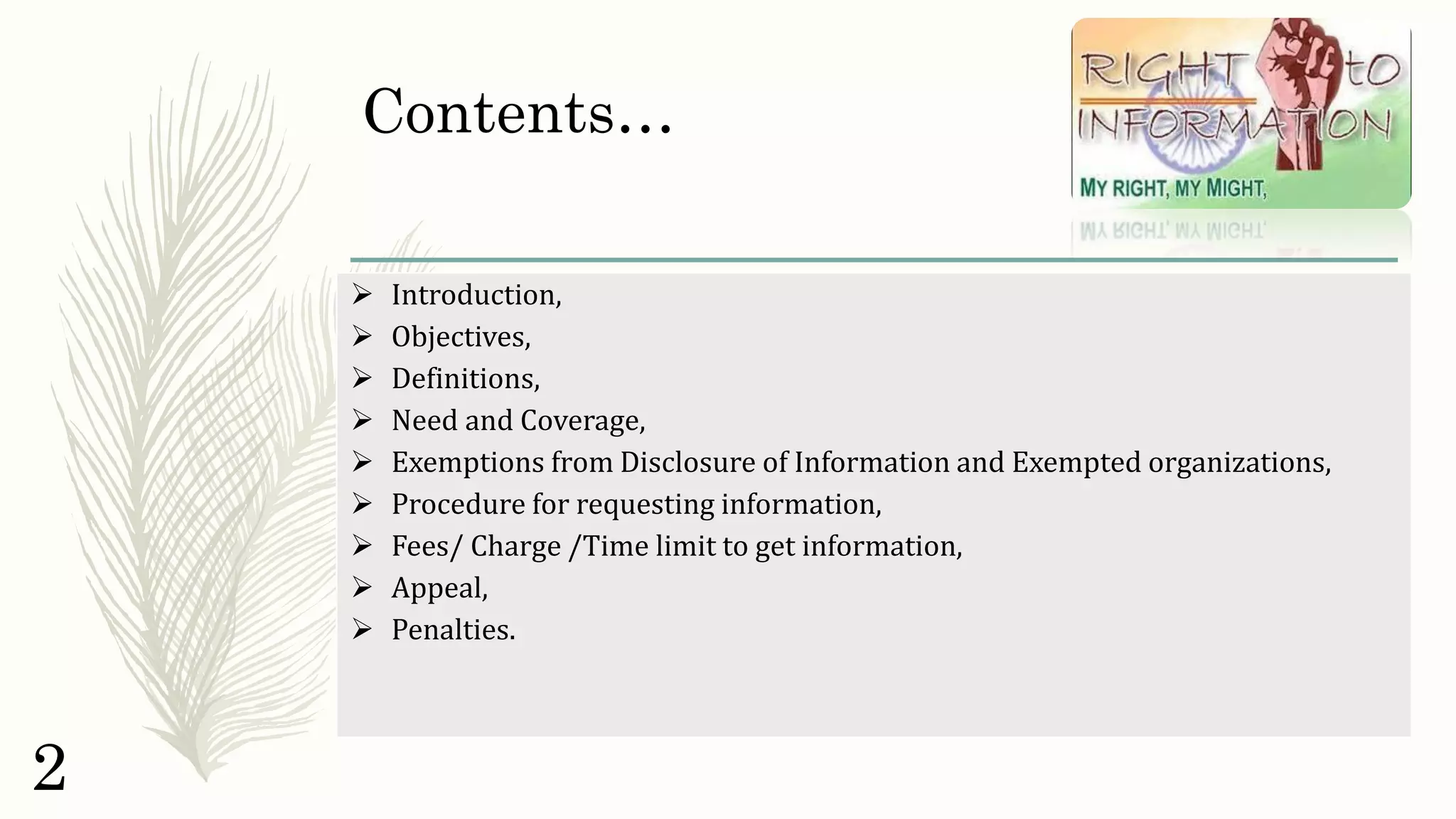 Right to information act | PDF