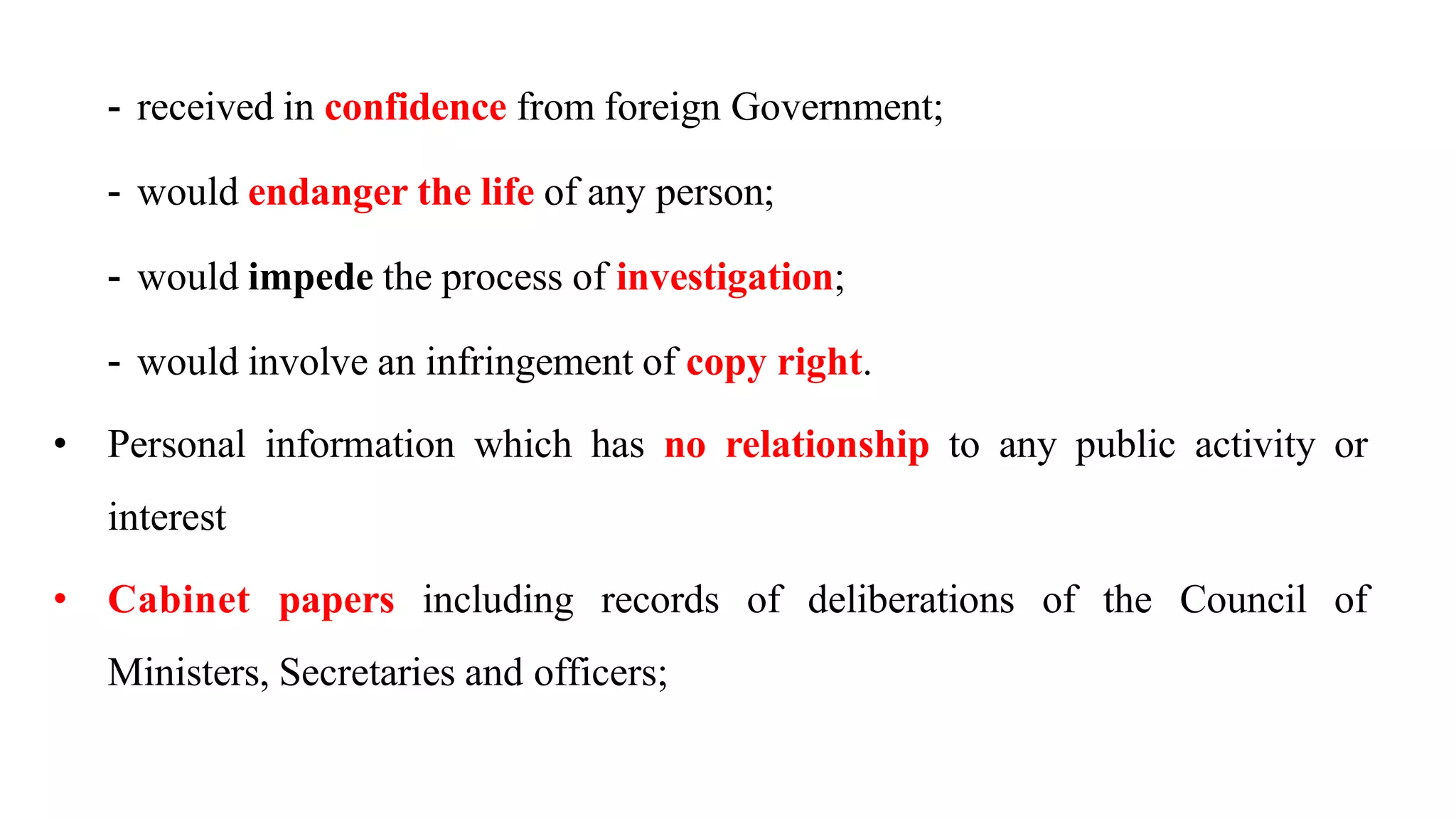 Right to information act, 2005 | PPTX