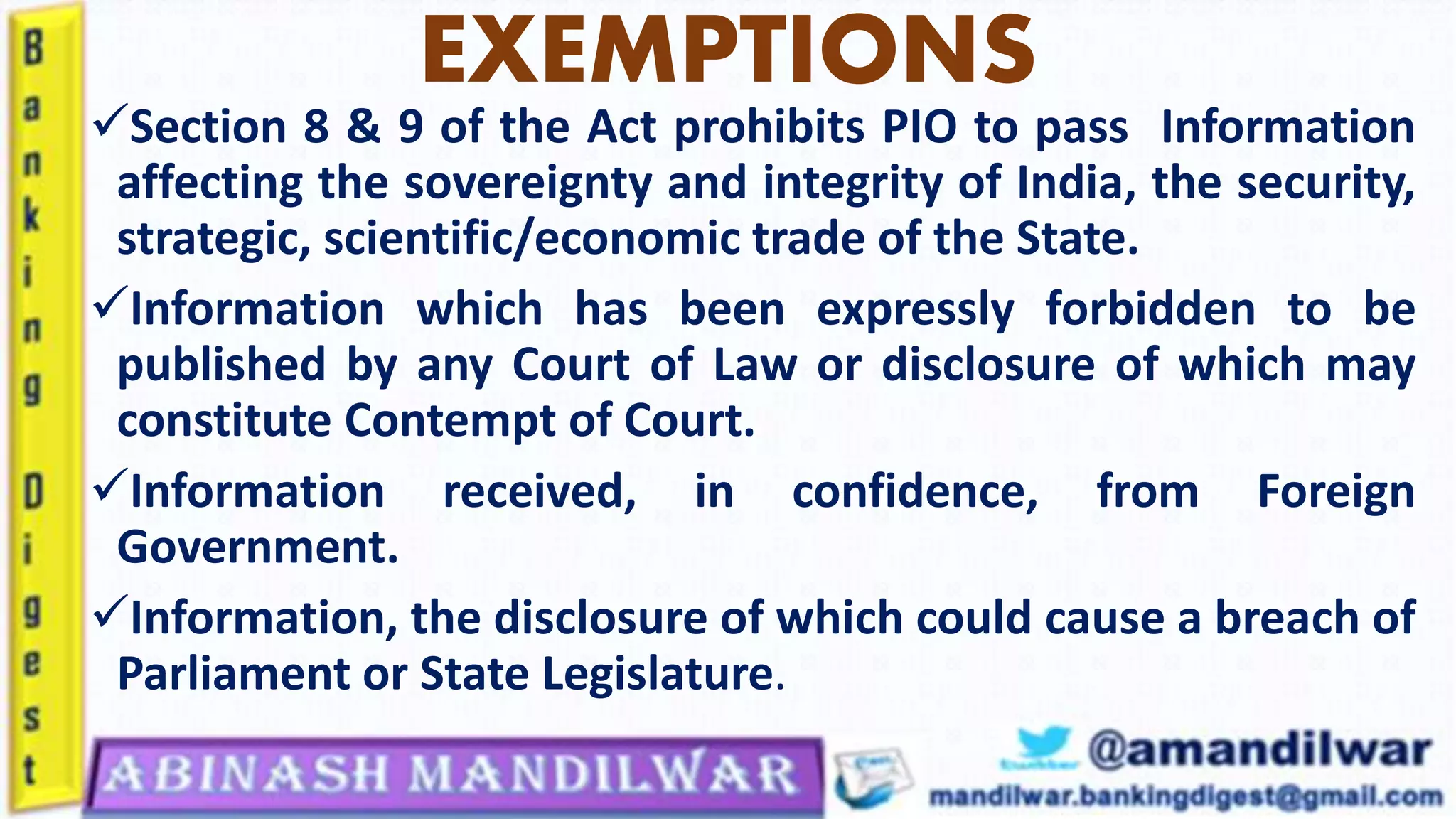 Right to information act 2005 | PDF