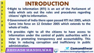 Right to information act 2005 | PDF