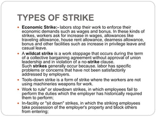 Right to lock out (instrument of economic coercion) | PPTX