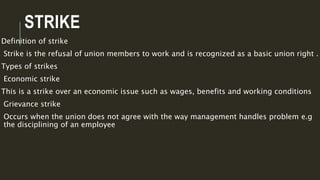 RIGHT TO STRIKE IN ZIMBABWE | PPTX