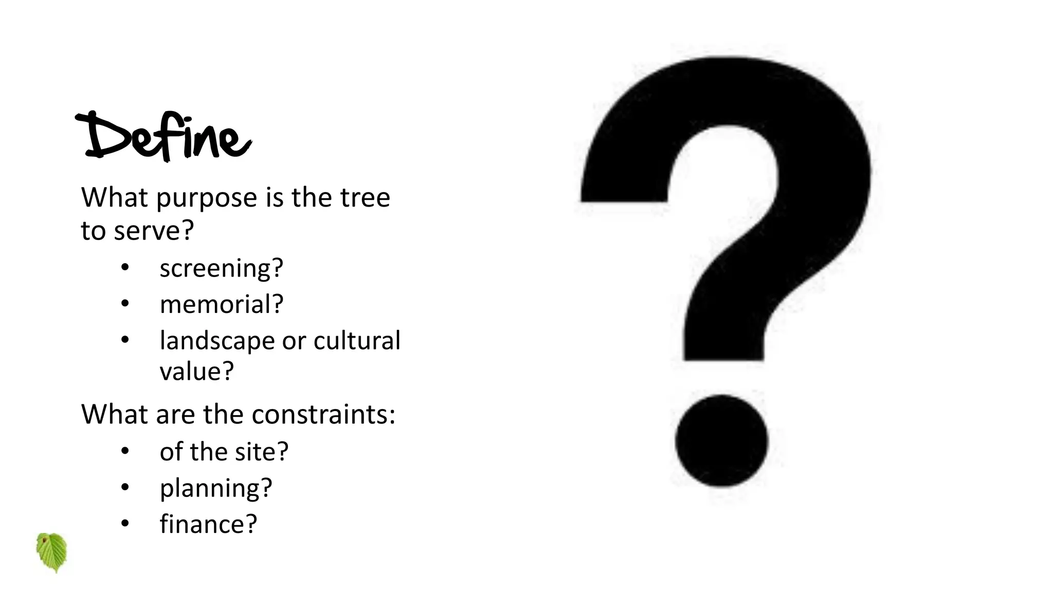 Right tree right place | PDF