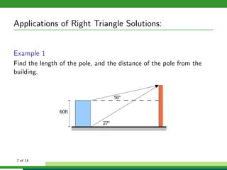 Right triangle problems | PDF