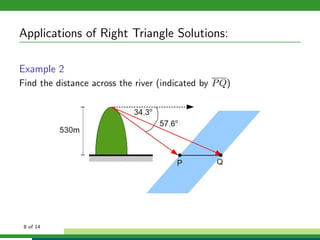 Right triangle problems | PDF