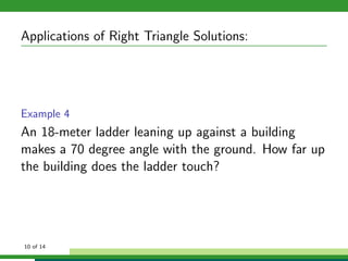 Right triangle problems | PDF