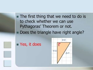 Right triangles | PPTX