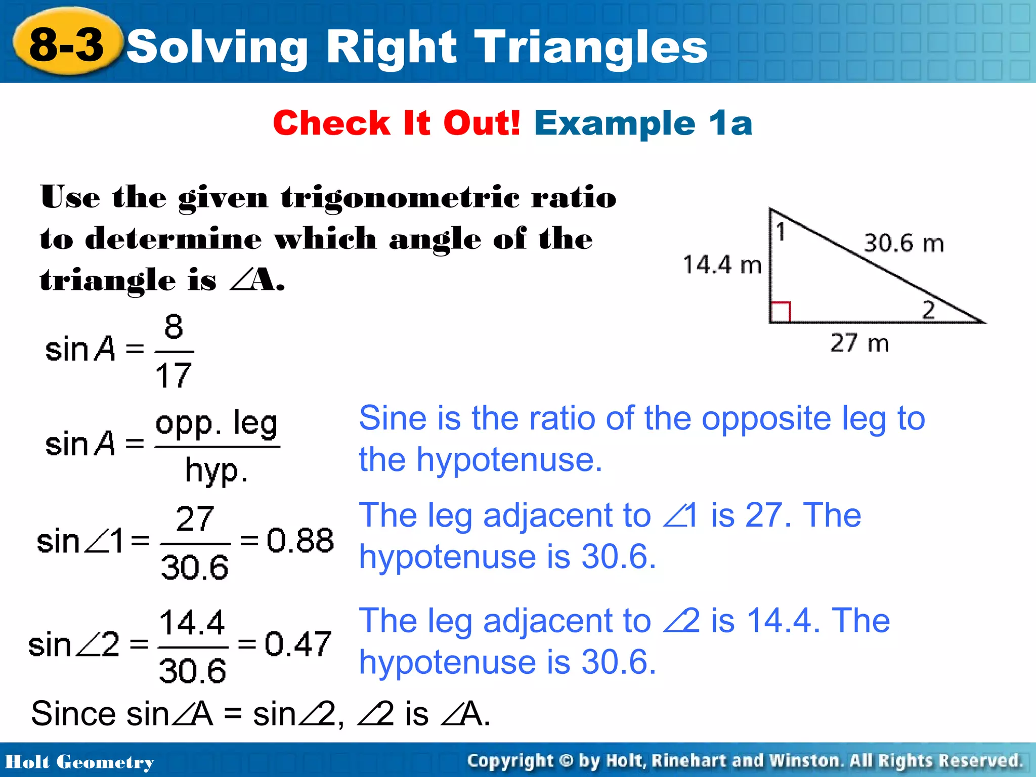 Right triangles | PPT