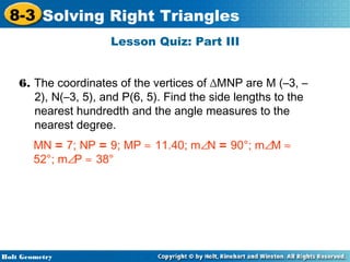 Right triangles | PPT