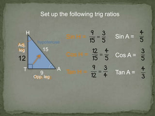 Right triangles day2 | PPT