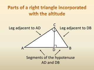 Right Triangle Similarity | PPTX