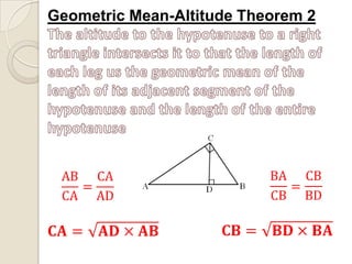 Right Triangle Similarity | PPTX
