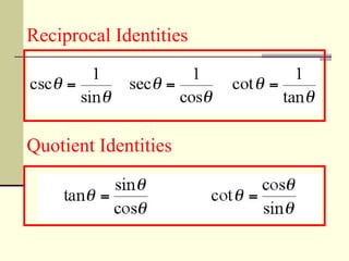 Right triangle trigonometry | PPT