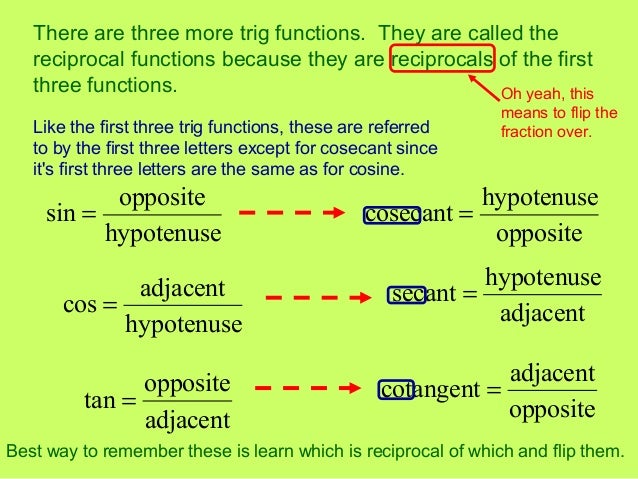 Right triangle trigonometry