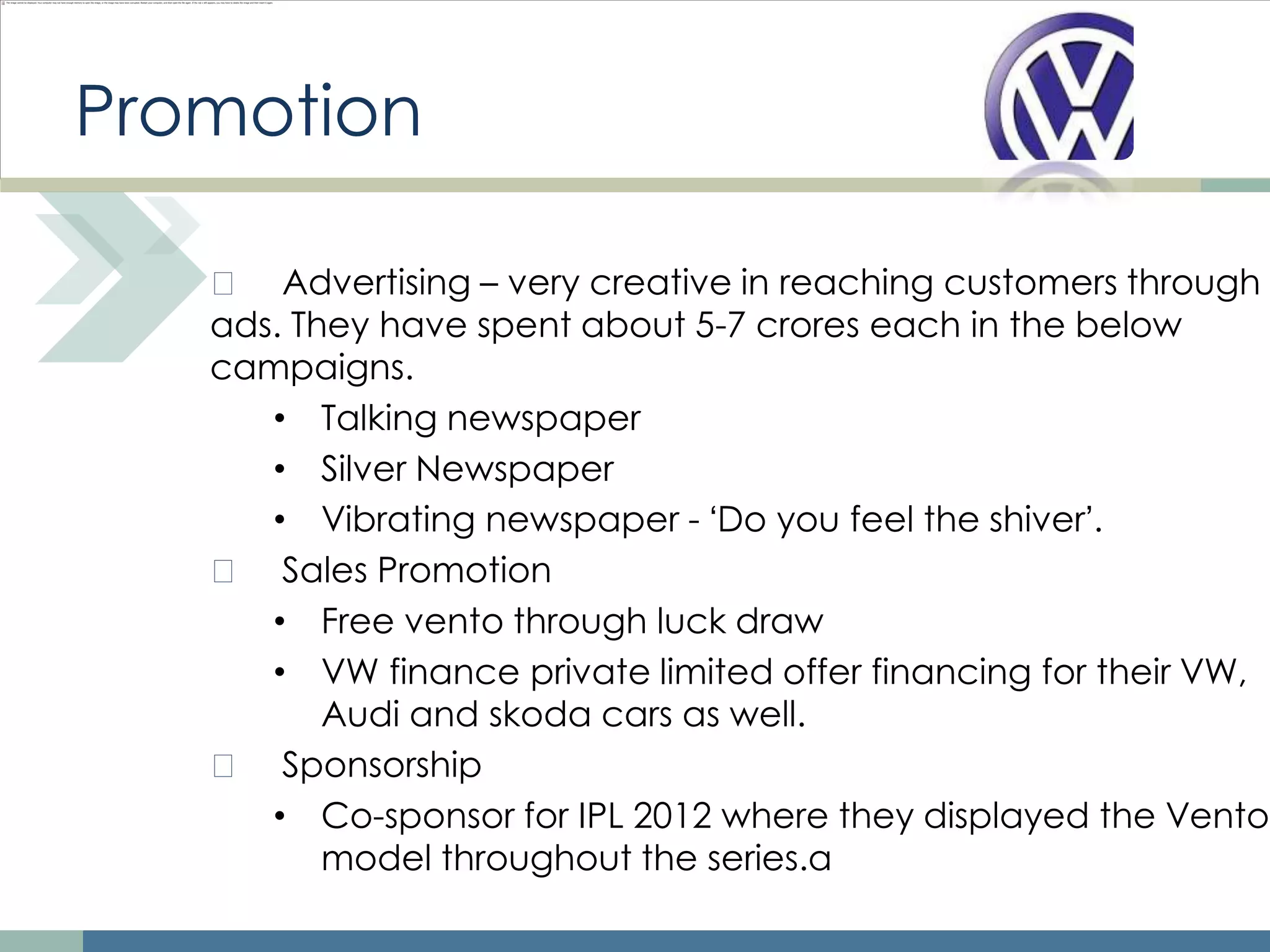 Volkswagen marketing ppt | PPTX