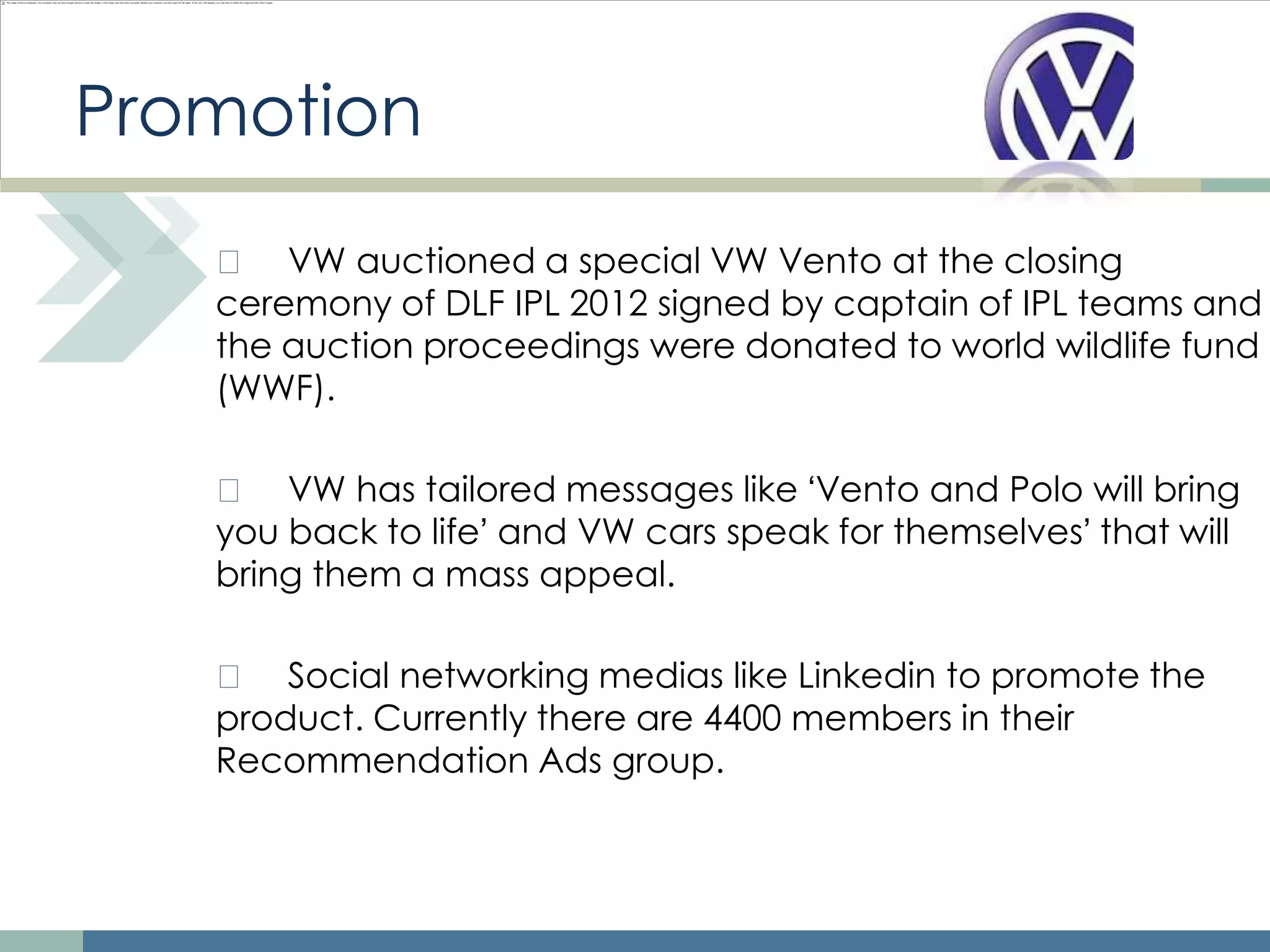 Volkswagen marketing ppt | PPTX