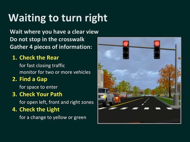 Right turn at the light | PPT