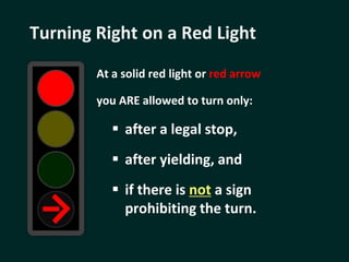 Right turn at the light | PPT